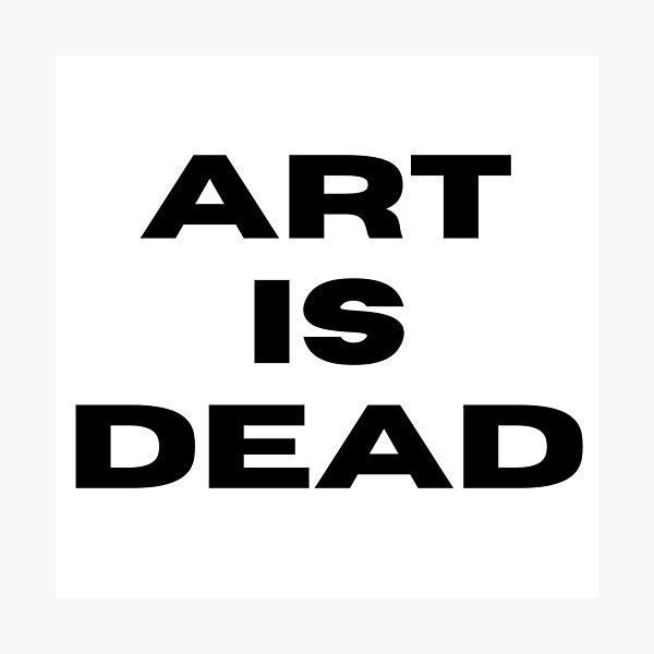 Art Is Dead Bo Burnham Photographic Prints | Redbubble
