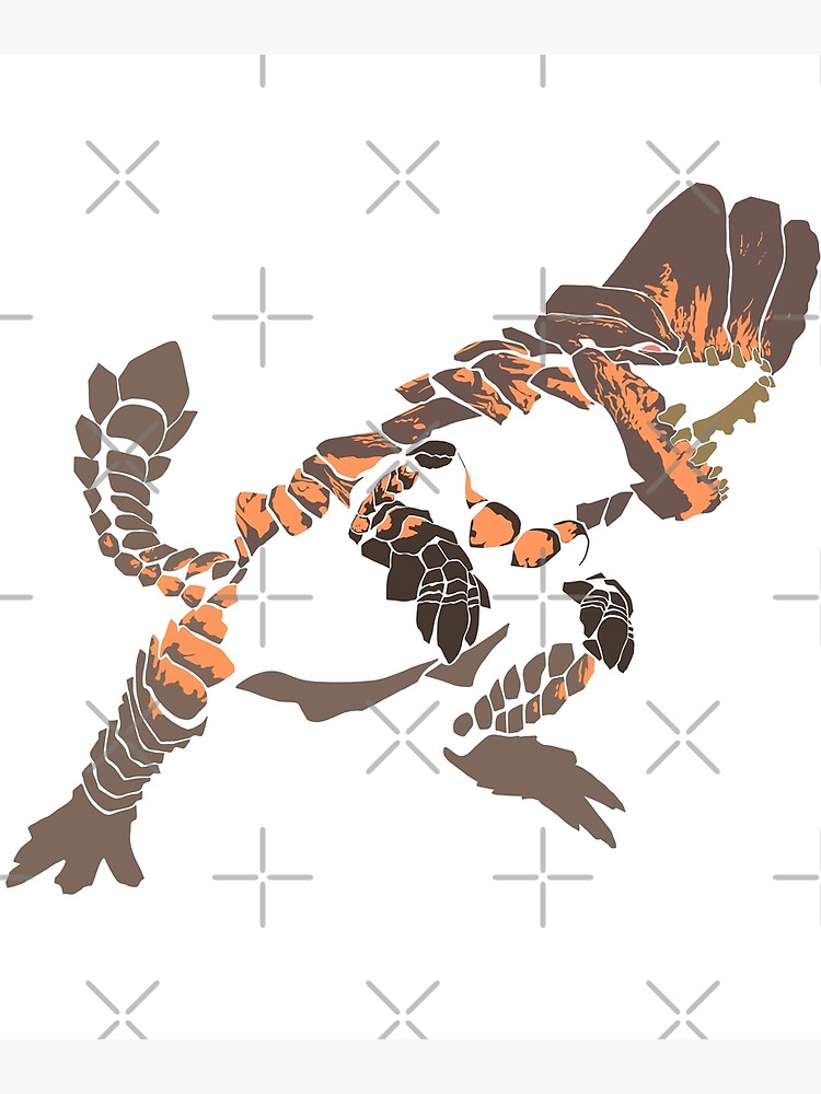 "Barroth (Monster Hunter Rise)" Poster for Sale by Fantasyhaze | Redbubble