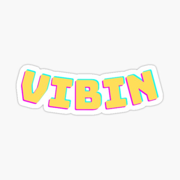 "Vibin" Sticker for Sale by noncuro | Redbubble