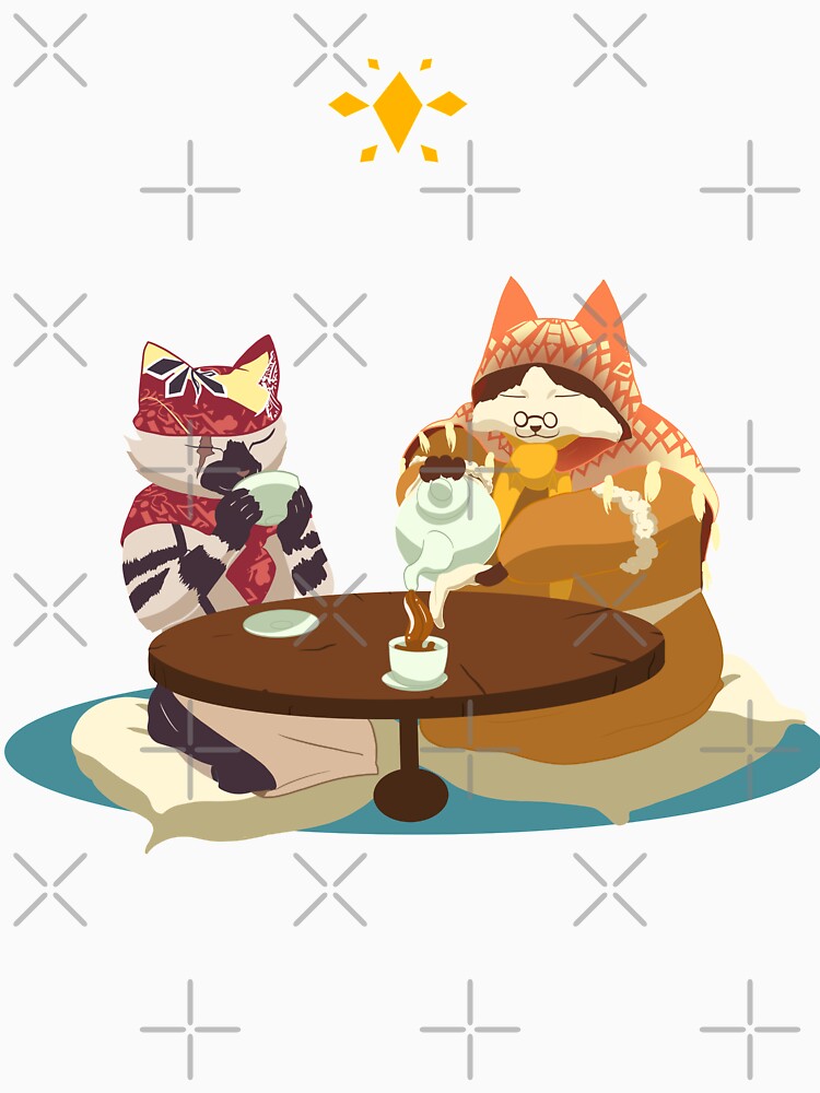 "Monster Hunter Grammeowster and Meowscular Chef Tea Time(Chef Cat ...