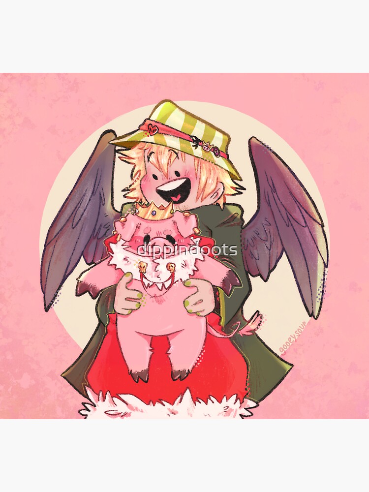 "Ph1lza and Technoblade" Sticker for Sale by dippindoots | Redbubble