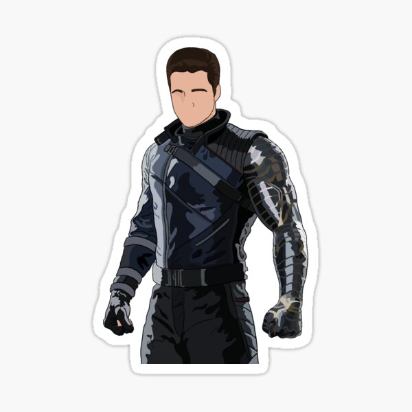 "Bucky super suit" Sticker for Sale by gofundme | Redbubble