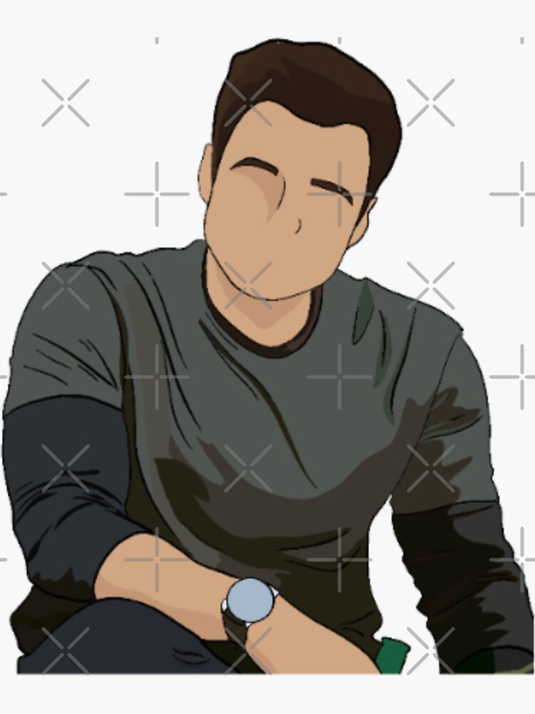 "Bucky casual " Sticker by gofundme | Redbubble