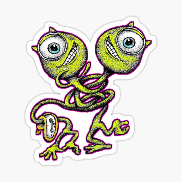 "alien critters" Sticker for Sale by l73orenson8 | Redbubble