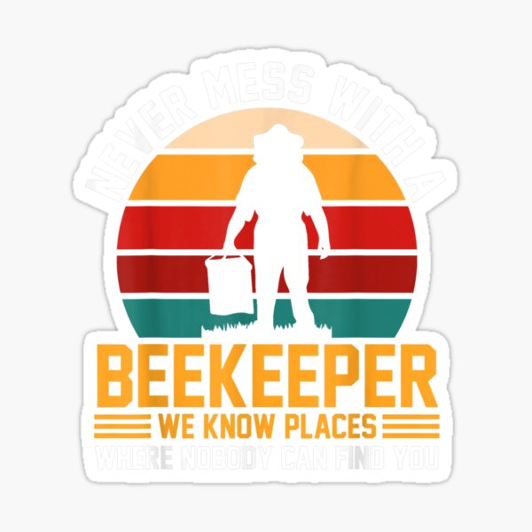 "Beekepper Honey Bee Beekeeping " Sticker for Sale by mylahKristian ...