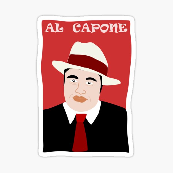 "Al Capone" Sticker for Sale by Logan81 | Redbubble