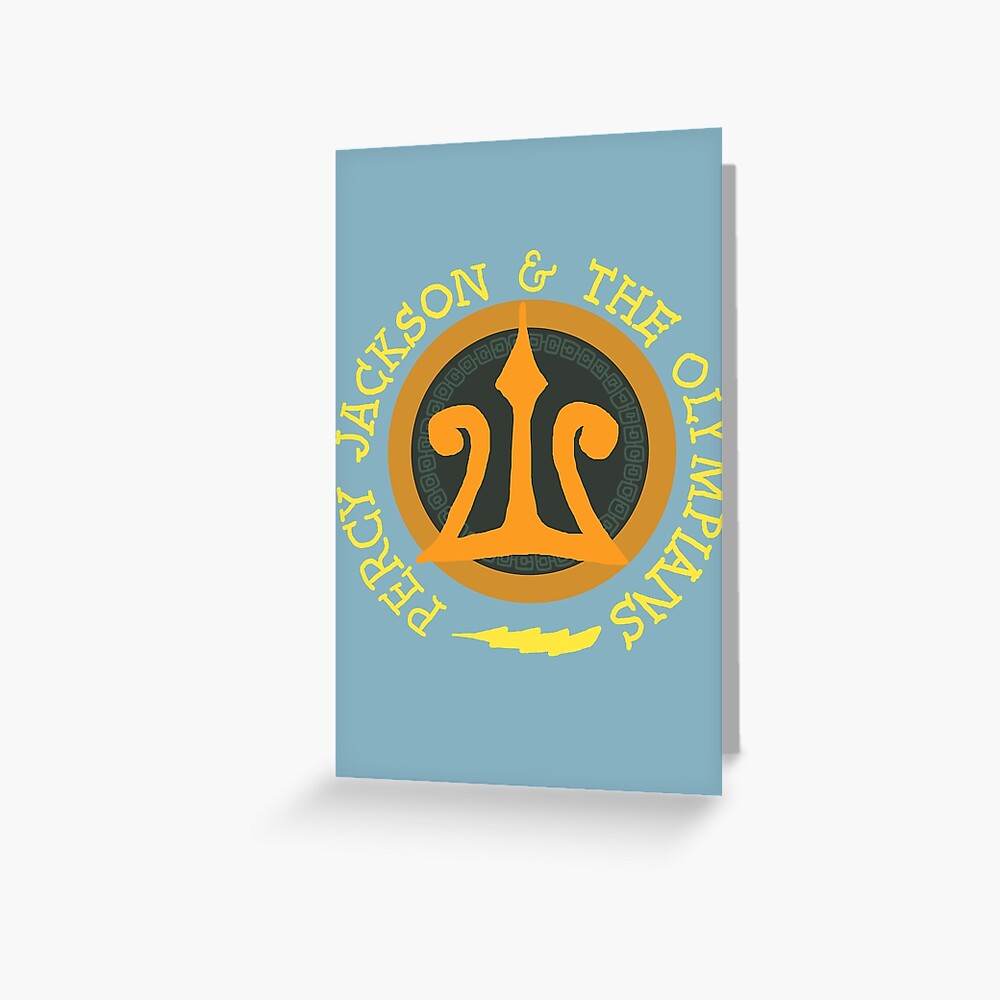 "Percy Jackson Logo" Greeting Card by 11ronnie | Redbubble