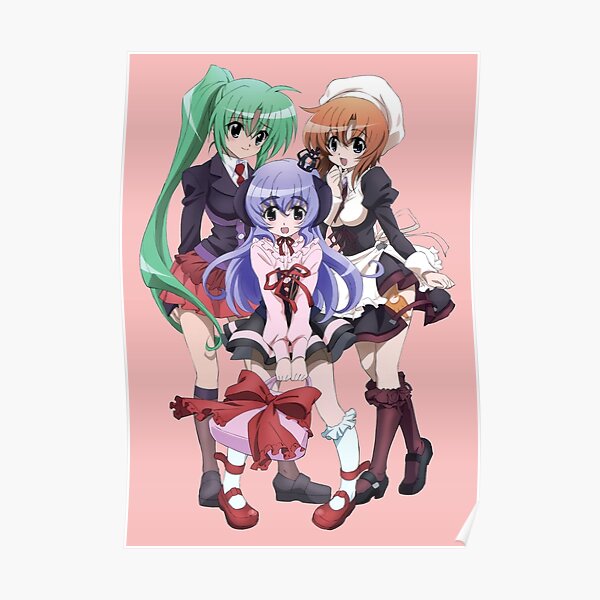 "Higurashi Umineko crossover" Poster for Sale by Vaporwave96kid | Redbubble