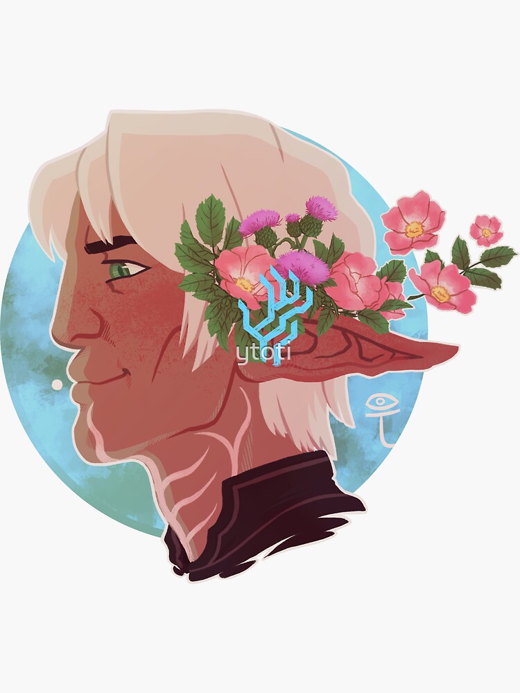 "Lyrium Ghost" Sticker for Sale by ytoti | Redbubble