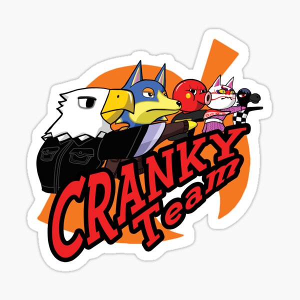 "Cranky Team" Sticker for Sale by GamesRockDesign | Redbubble