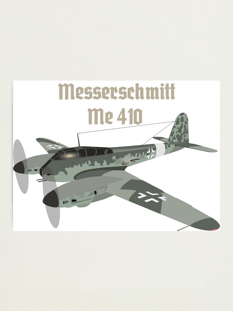 "Messerschmitt Me 410 Hornisse German WW2 Heavy Fighter" Photographic ...