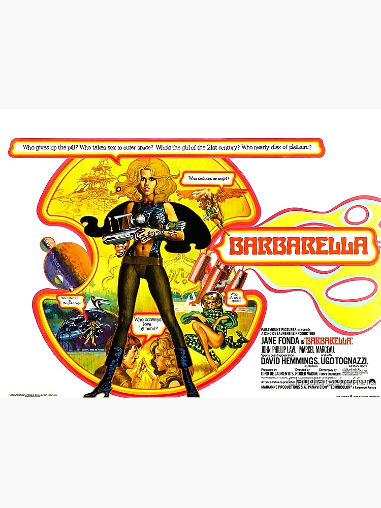"Barbarella movie poster psychedelic " Photographic Print for Sale by ...