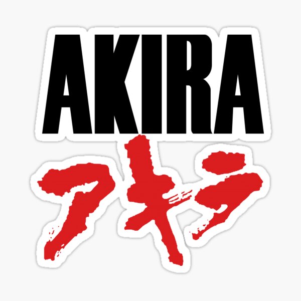 "akira logo " Sticker by MartinPA | Redbubble