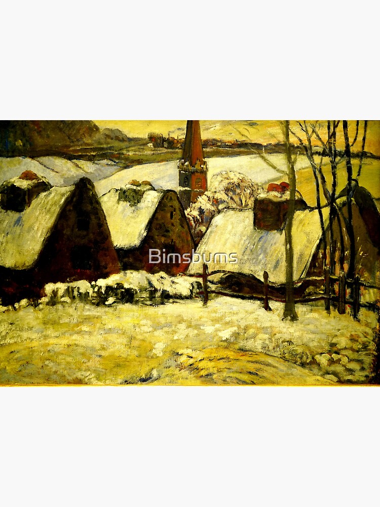"Van Gogh Winter" Sticker for Sale by Bimsbums | Redbubble