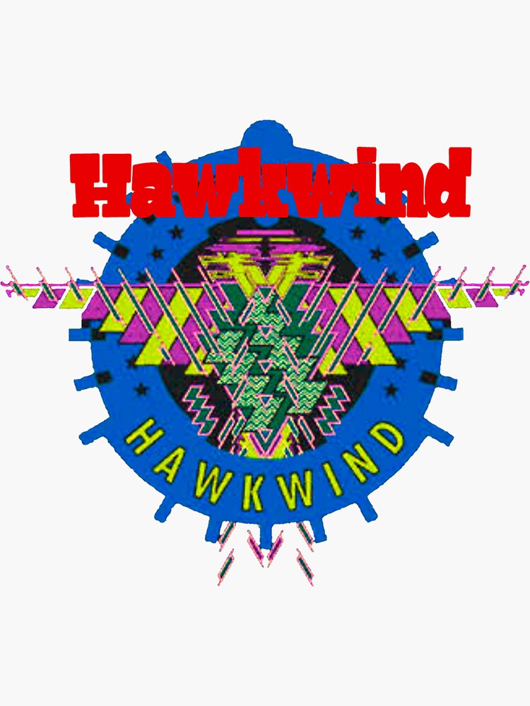 "hawkwind best new logo" Sticker for Sale by dglspnr33 | Redbubble