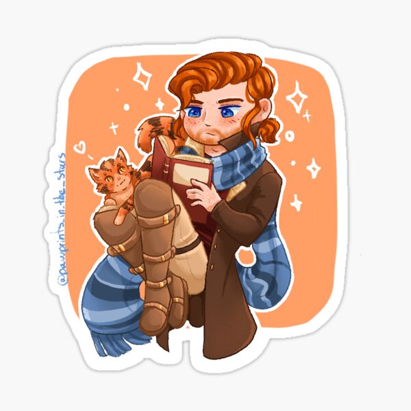 "Chibi Caleb Widogast " Sticker for Sale by StarryPawprints | Redbubble