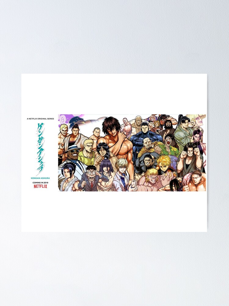 "Kengan Ashura characters" Poster by RayenCompany1 | Redbubble