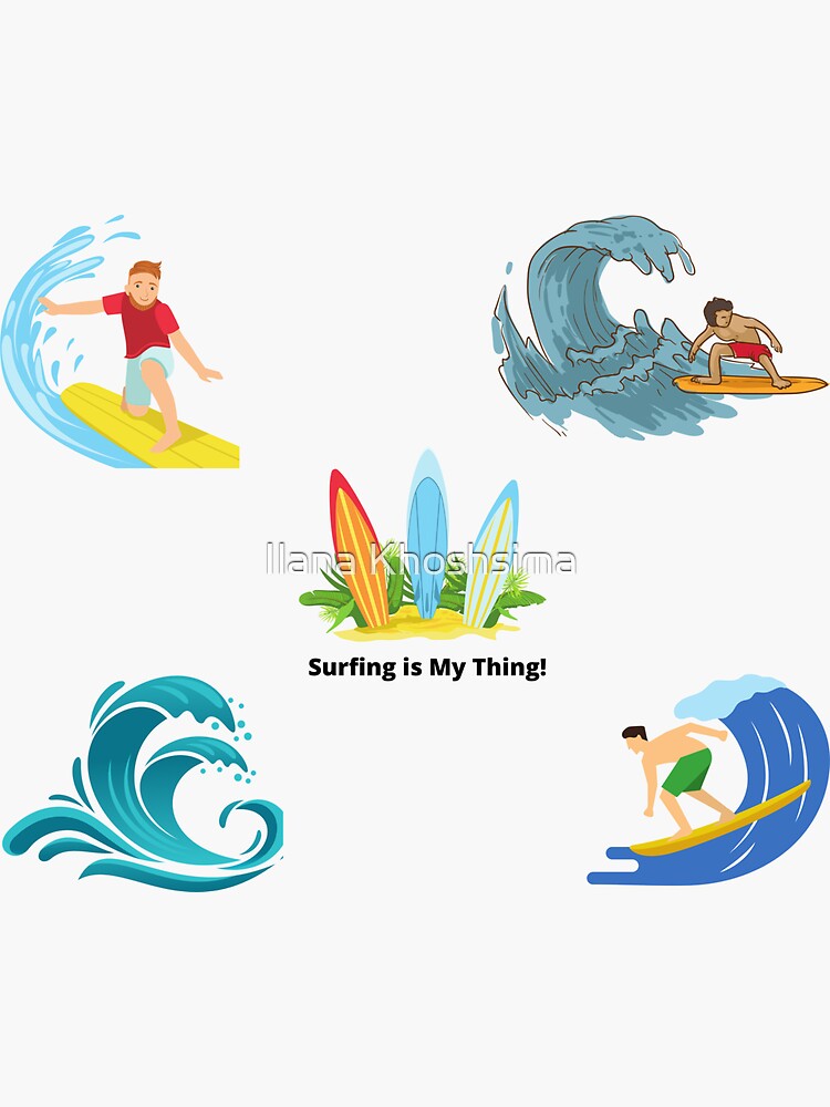 "Waves are Mine - A hot summer day at the Beach Surf Boarding and ...