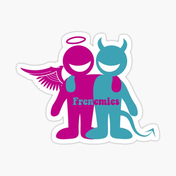 "Frenemies" Sticker for Sale by anins-azuree | Redbubble