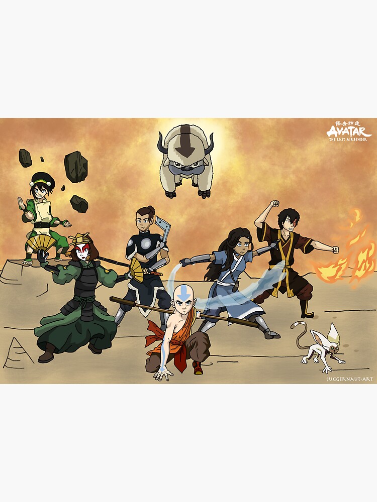 "Team Avatar" Sticker by Juggernaut-Art | Redbubble