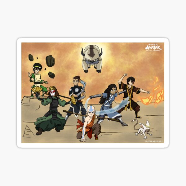 "Team Avatar" Sticker by Juggernaut-Art | Redbubble