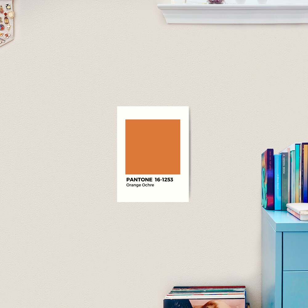 "PANTONE - Orange Ochre" Poster for Sale by fabibar | Redbubble