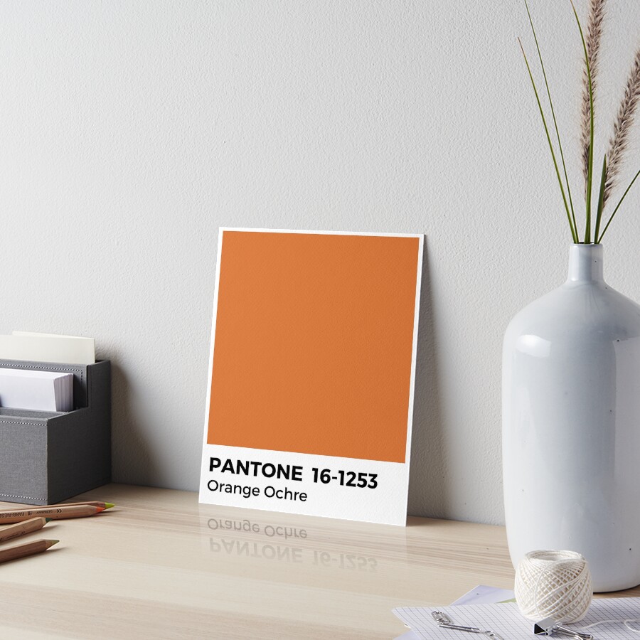"PANTONE - Orange Ochre" Poster for Sale by fabibar | Redbubble