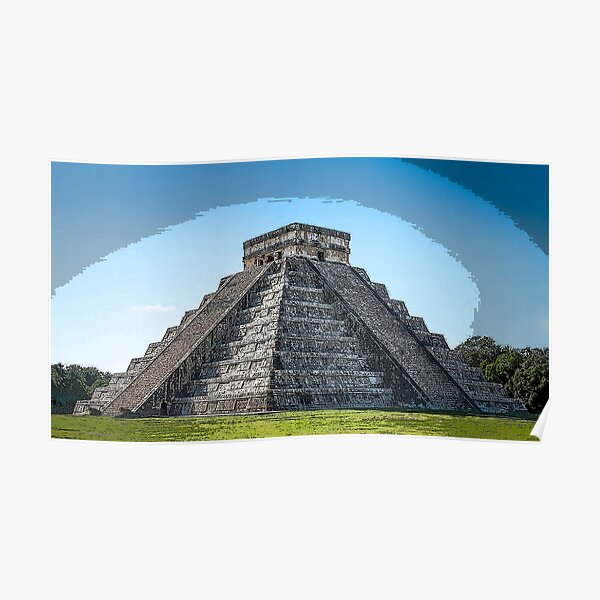 "El Castillo" Poster for Sale by janraydesigns | Redbubble