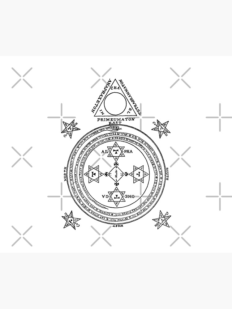 "King Solomon Magic Circle" Tapestry by Talismania | Redbubble