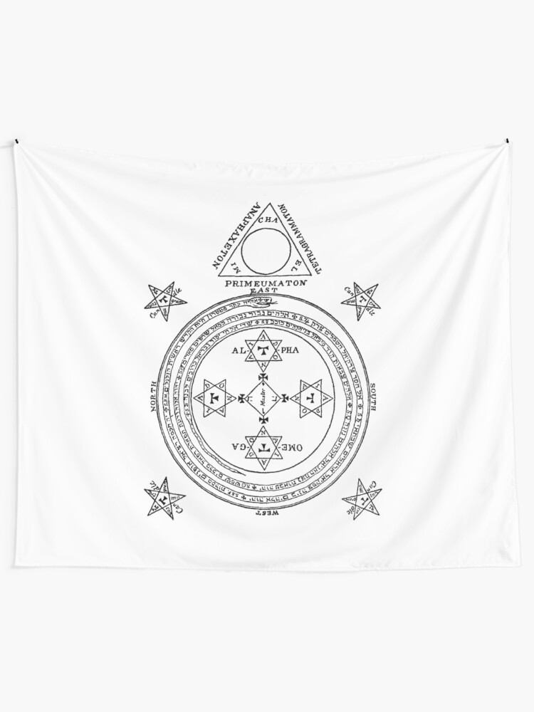 "King Solomon Magic Circle" Tapestry for Sale by Talismania | Redbubble