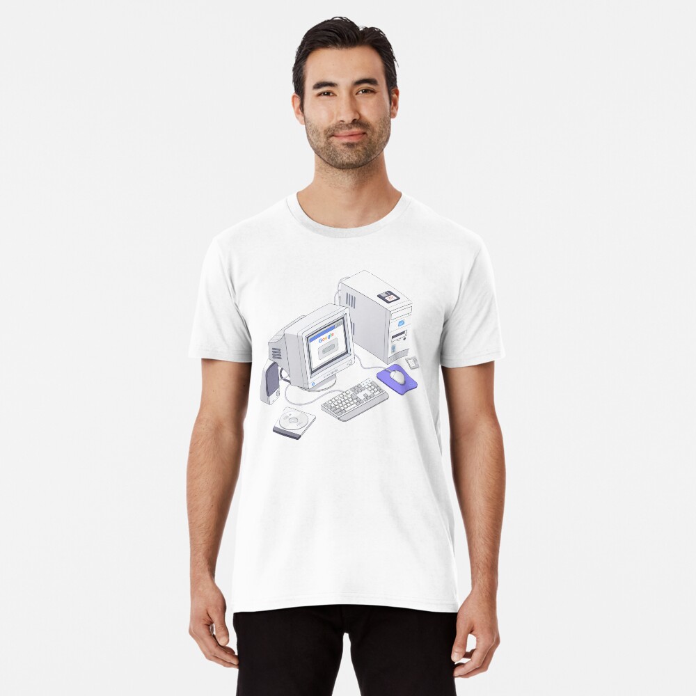 "Retro PC Setup" Sticker for Sale by GamerPub | Redbubble