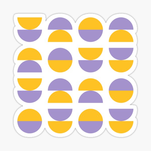 "Mid Century Modern Minimal Abstract Geometric Circles and Moons ...