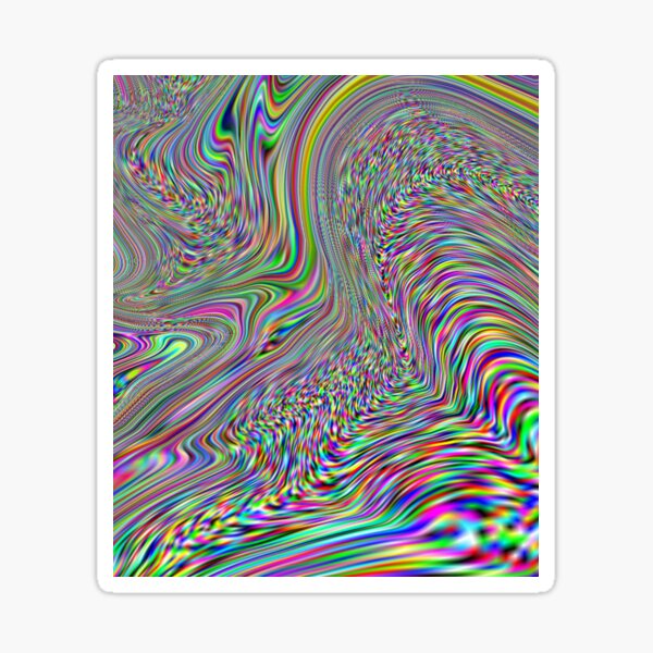 "Trippy Design" Sticker by CarsonsCanvas | Redbubble