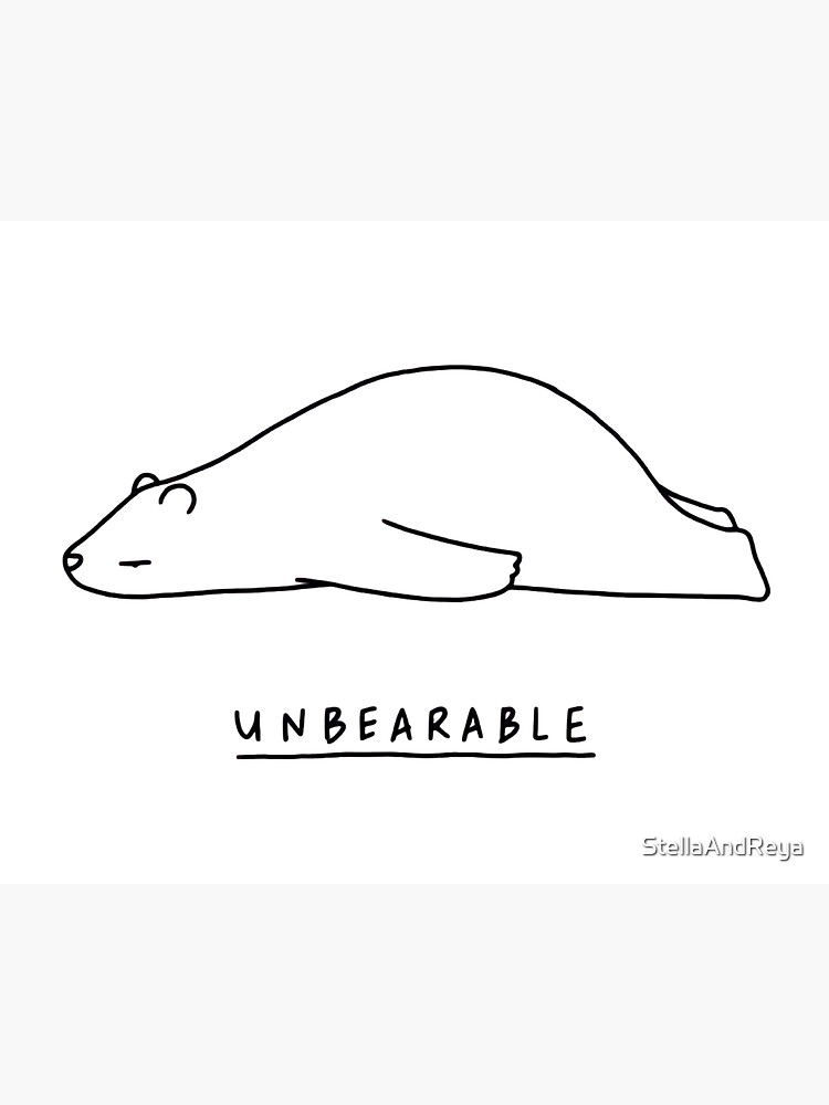 "Funny Animal Stickers Books Unbearable Phrase Emoji Lol Cute" Sticker ...