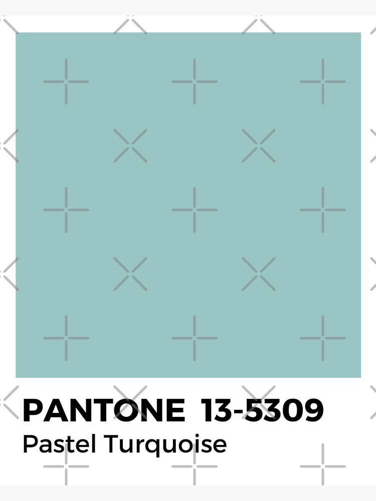 "PANTONE - Pastel Turquoise" Sticker for Sale by fabibar | Redbubble