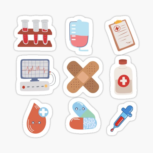 "Doctor and nurse pack - Medical Pack" Sticker for Sale by ...