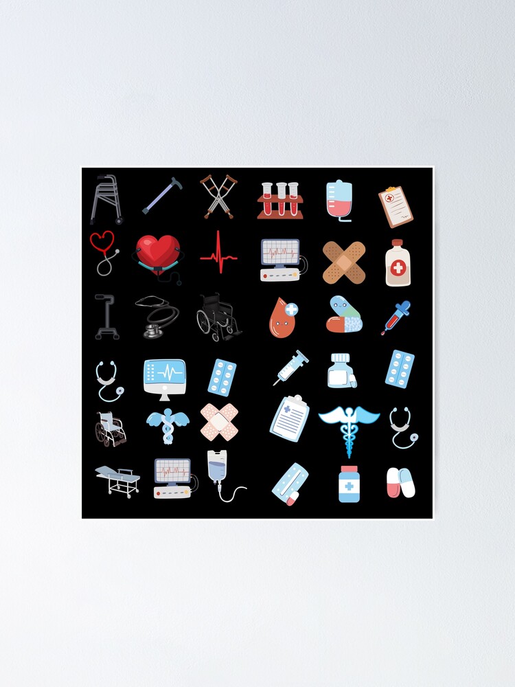 "Doctor and nurse pack - Mega Medical Pack" Poster for Sale by ...
