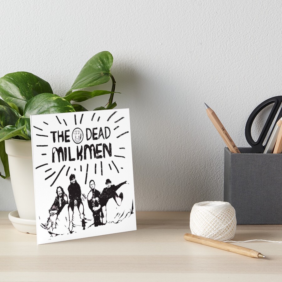 "The Dead Milkmen smiling dead cow funny" Art Board Print by ...