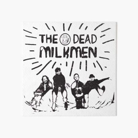 "The Dead Milkmen smiling dead cow funny" Art Board Print by ...