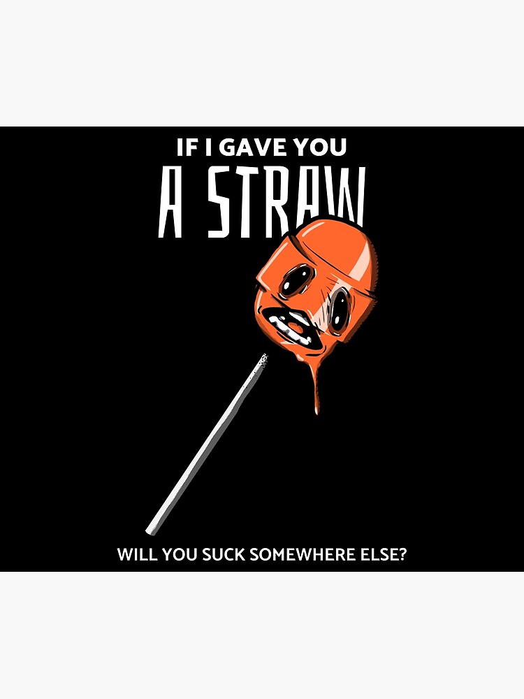 "If I gave you a straw character design" Poster for Sale by payneangel ...