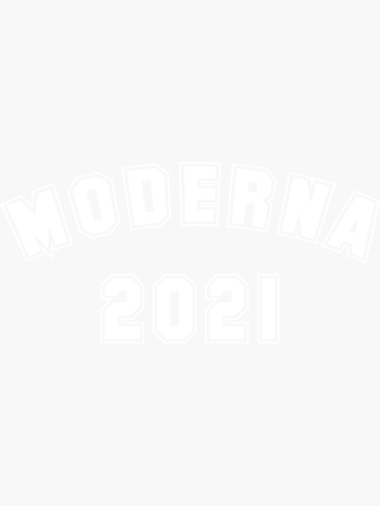 "team moderna" Sticker for Sale by Bdesing | Redbubble