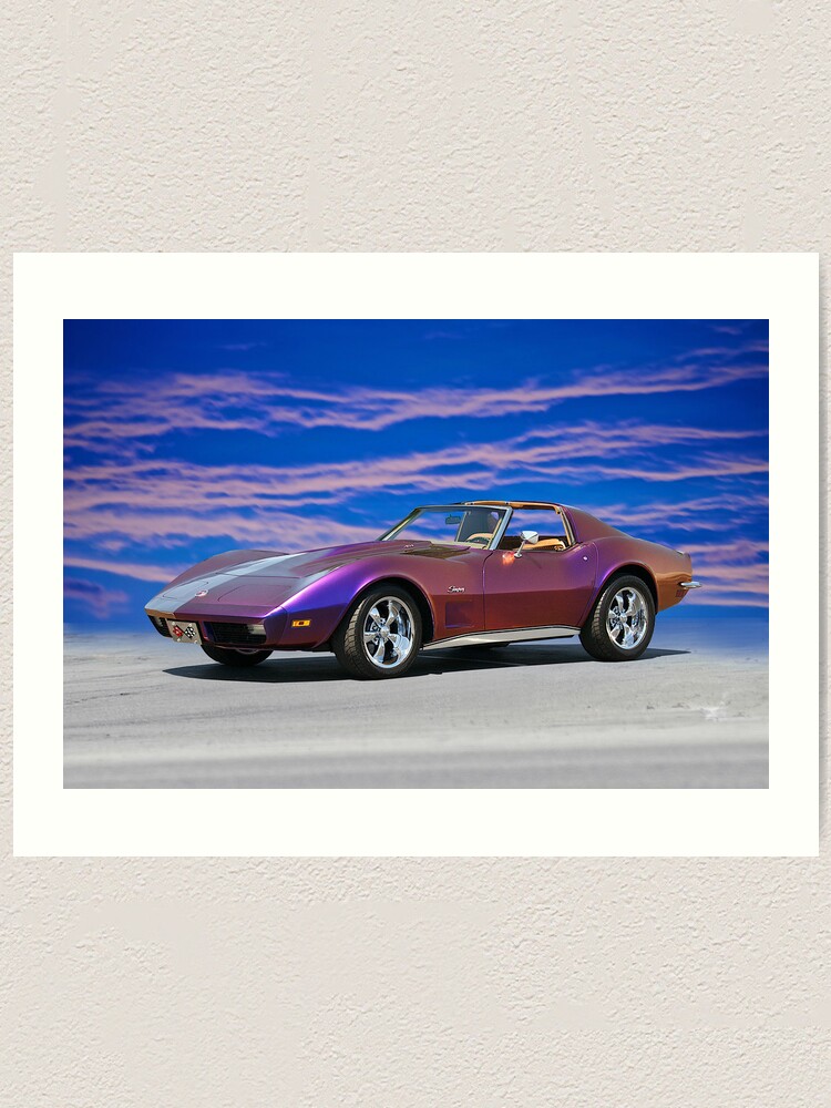 "C3 Corvette T Top Stingray" Art Print for Sale by DaveKoontz | Redbubble