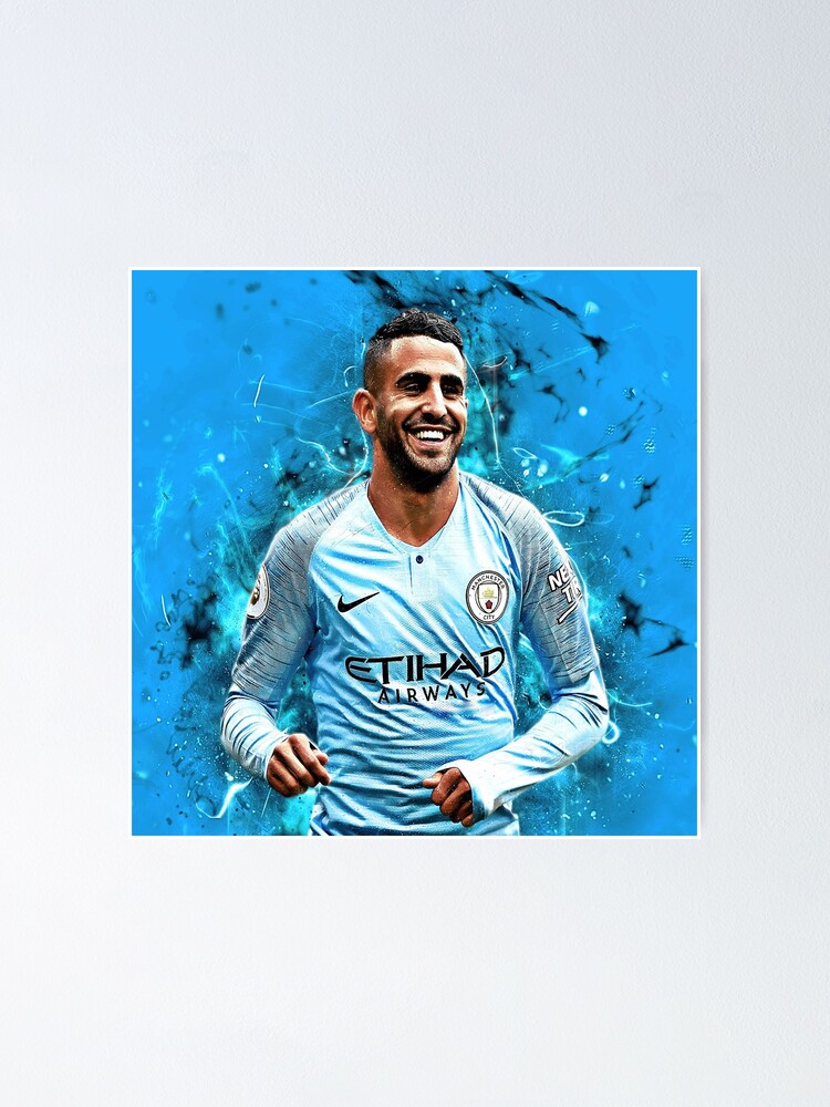 "Art Riyad Mahrez Wallpaper" Poster for Sale by cuekboys | Redbubble