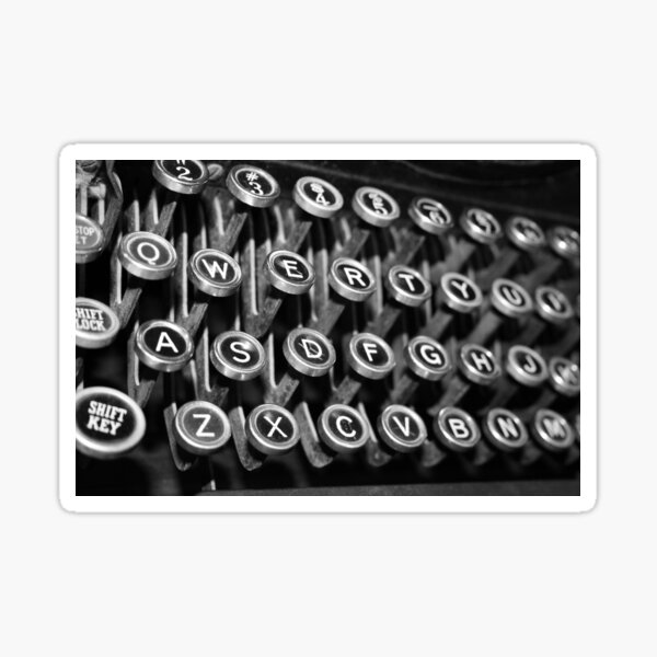 Qwerty Keyboard Stickers | Redbubble