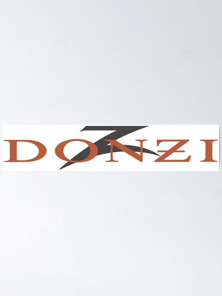 "Donzi Marine Boats Yachts Logo" Poster for Sale by kamikembali | Redbubble