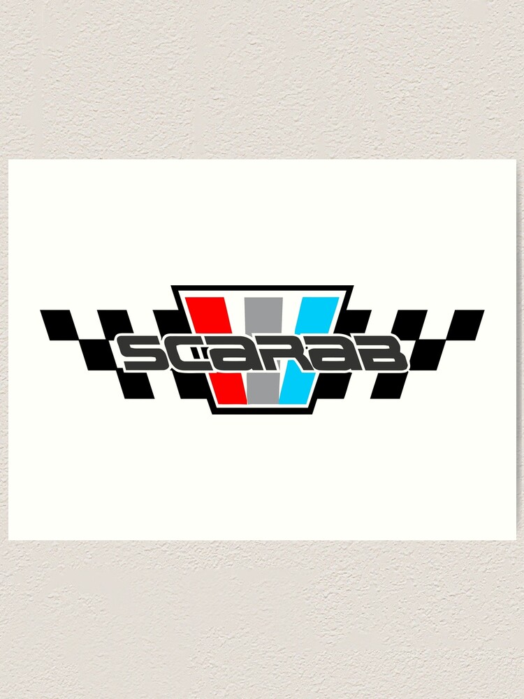 "SCARAB RACING BOATS YACHTS LOGO" Art Print for Sale by kamikembali ...