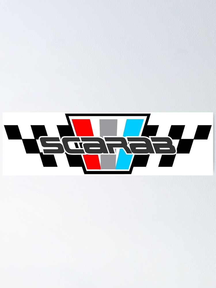 "SCARAB RACING BOATS YACHTS LOGO" Poster by kamikembali | Redbubble