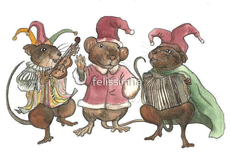 "Clown Mice" by felissimha | Redbubble