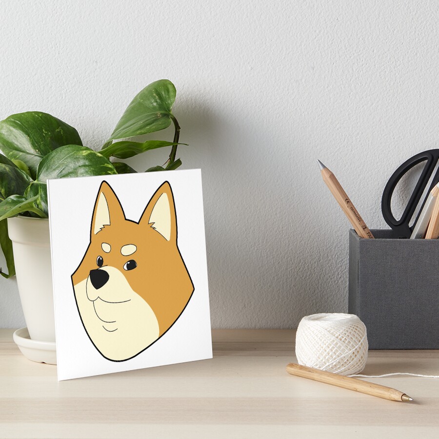 "Nice Doge" Art Board Print by ChibiCheems | Redbubble
