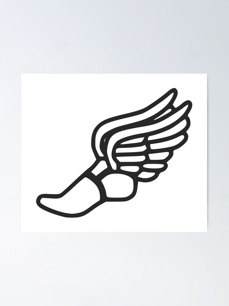 "Track Shoe Logo" Poster by baviodas | Redbubble